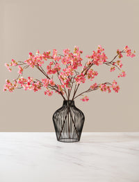 Mya Outline Vase - Black – contempee